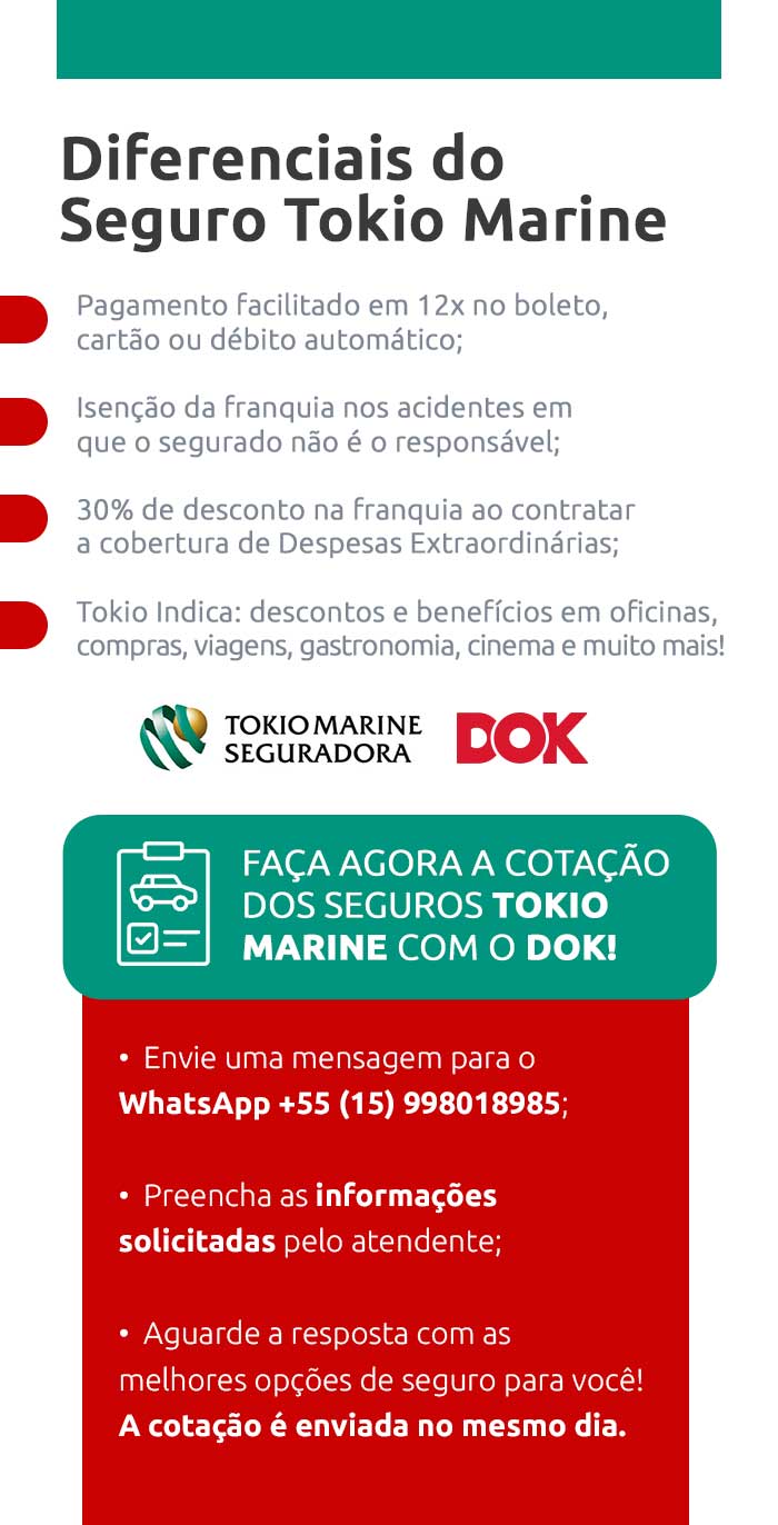 Tokio Marine: coberturas e benefícios exclusivos | DOK